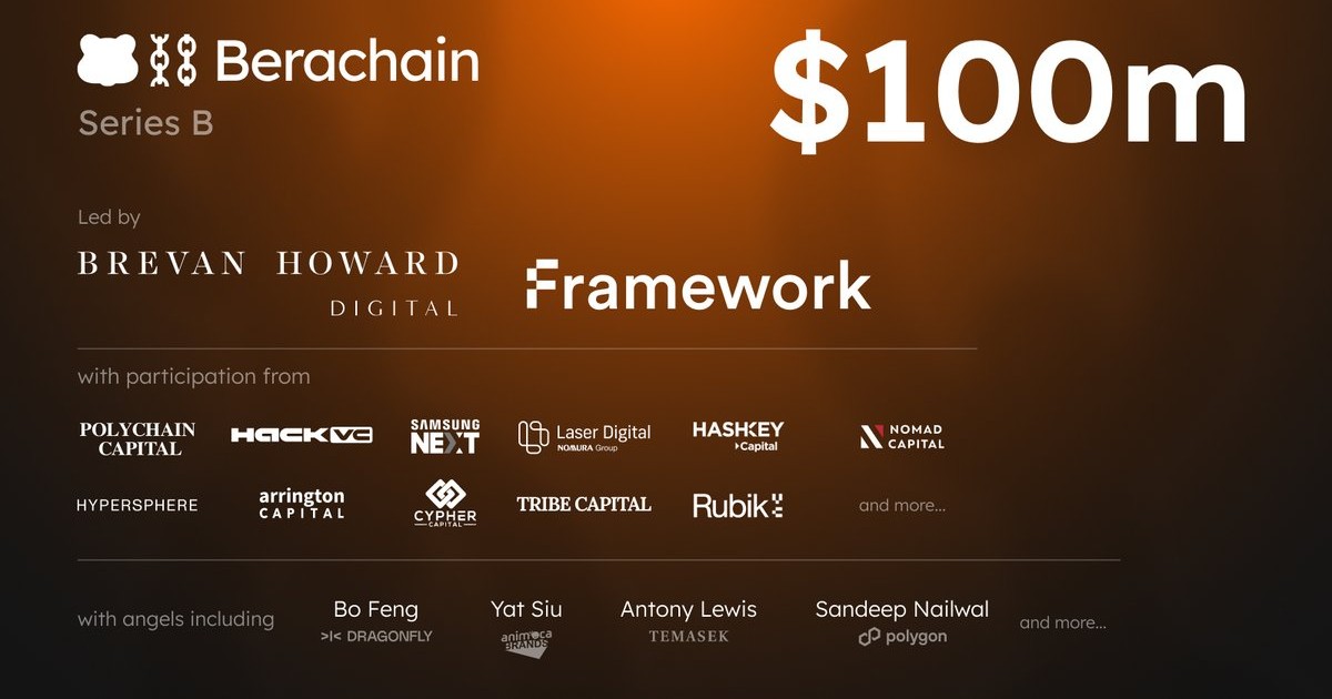 EVM互換L1「Berachain」、シリーズBで153億円調達