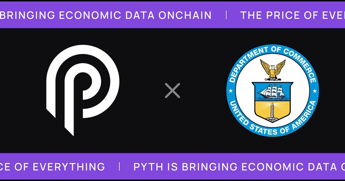米商務省が経済統計データを9つのチェーンで配信 PythとChainlinkを利用